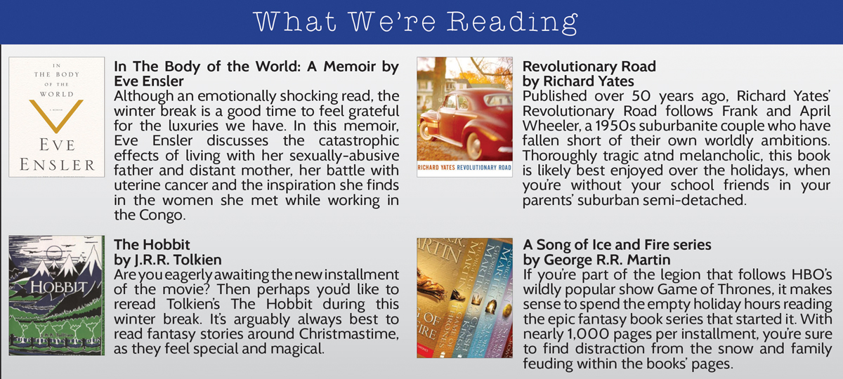 What We're Reading: Winter Break Edition - The Queen's Journal